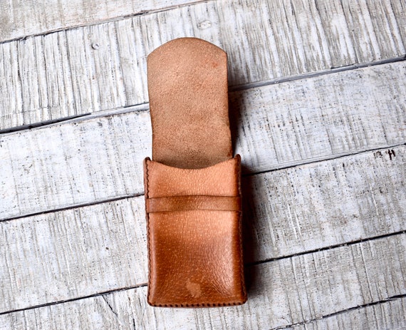 Vintage Leather Cigarettes Case Retro Cigar Cover Rea… - Gem