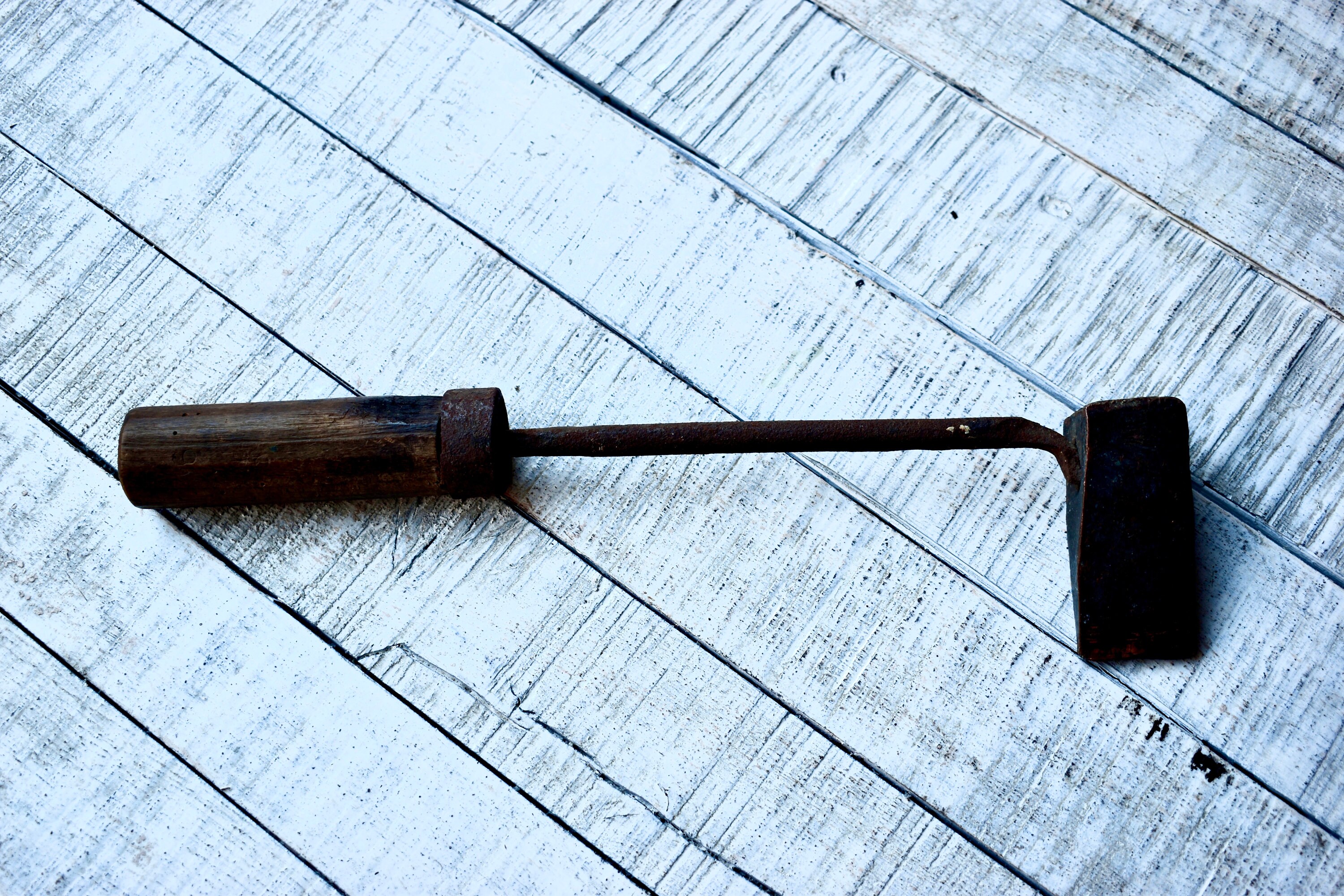 Antique Soldering Iron Primitive Copper Iron Old Barn Tools Antique ...