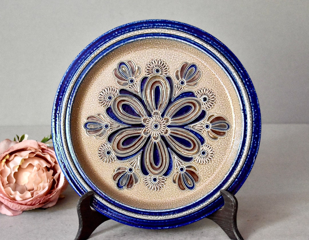 Vintage Ceramic Decorative Plate Wall Decor Hand Painted Ceramic Plate ...
