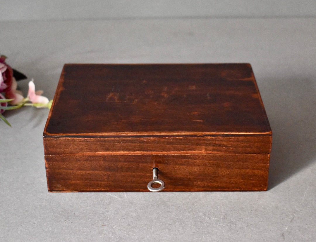 Vintage Wooden Tobacco Box Cigarette Storage Box Retro Wooden Box - Etsy