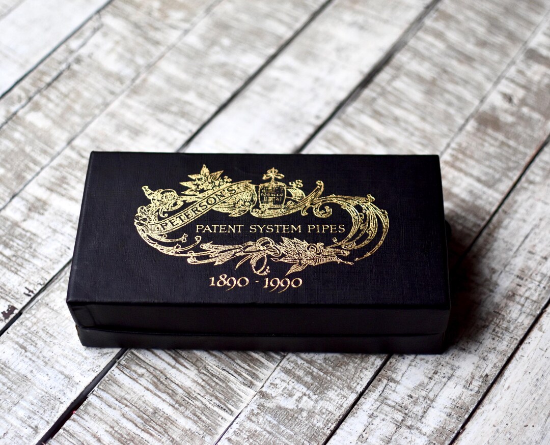 Vintage Empty Smoking Pipe Box Petersons Retro Pipe Box - Etsy