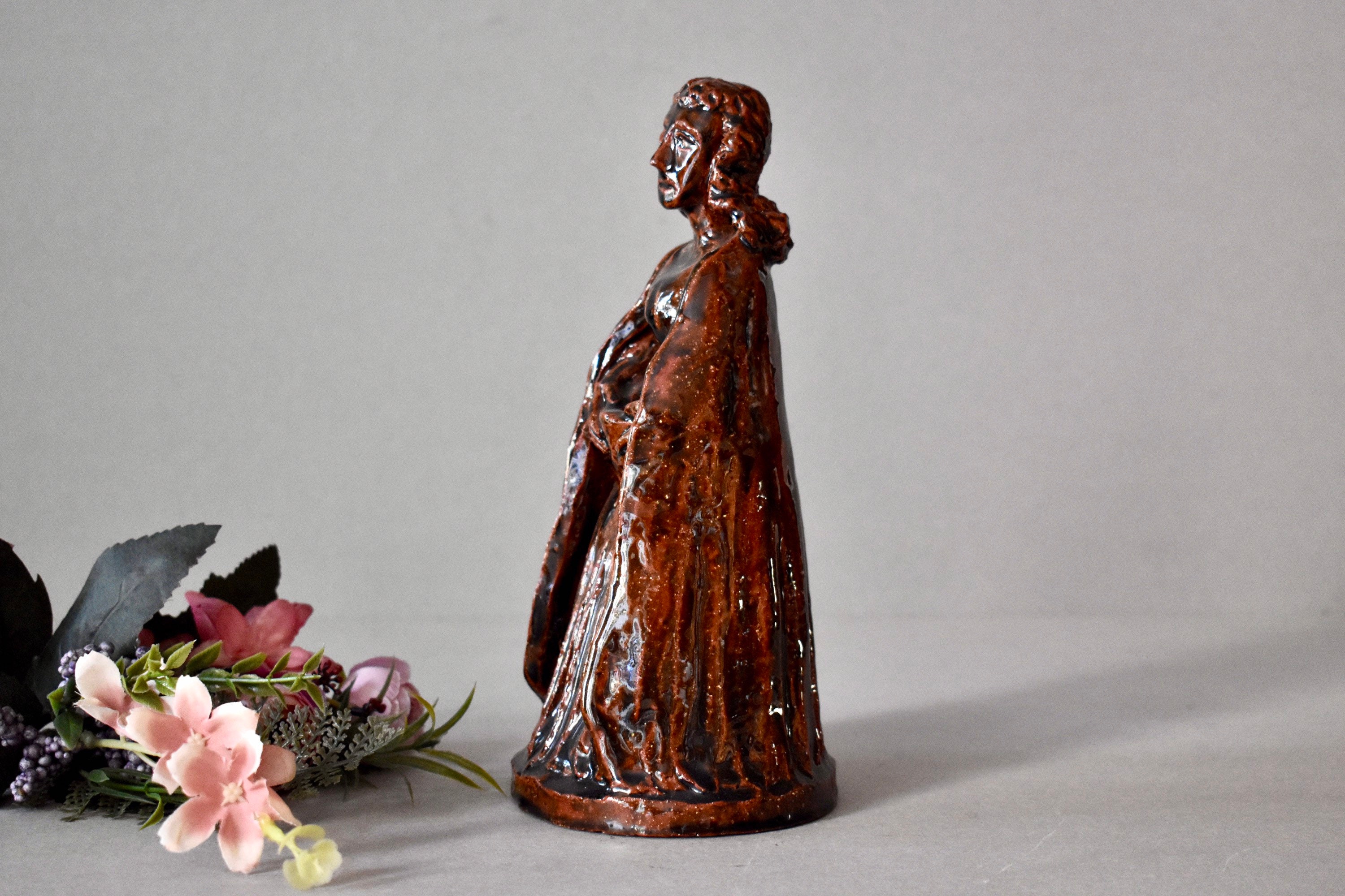 Vintage German Ceramic Figurine Hand Made Clay Statuette Collection ...