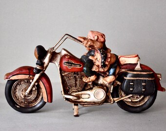 Motorcycle Resin Figurine - Etsy