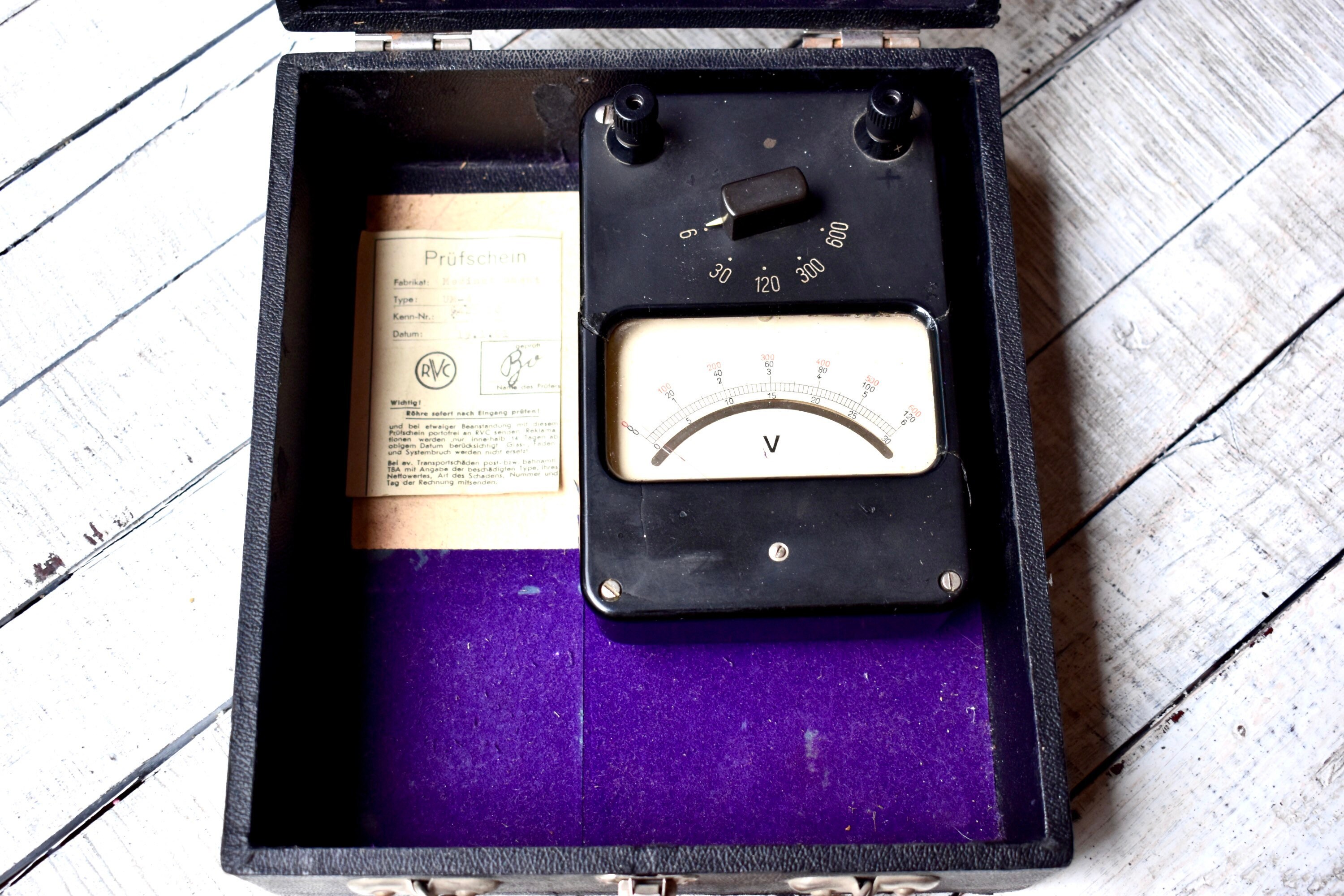 Vintage Voltmeter in Box Retro Electric Apparatus Old Vintage - Etsy