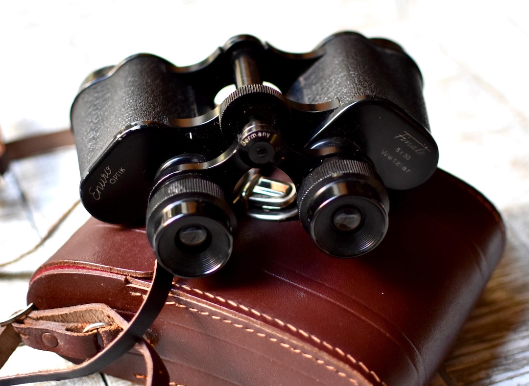 Vintage Germany Military Binocular Enuro Optic Finale 8x30 Wetlar ...