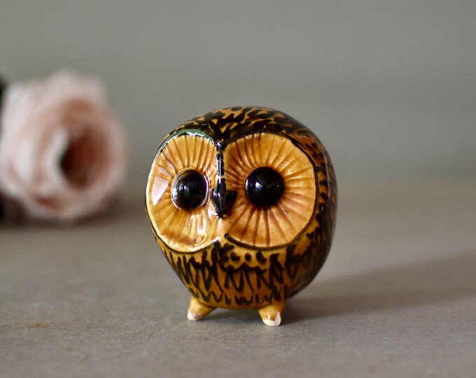 Vintage Ceramic Owl Figurine Stuart Bass Home Decor Studio Art Ceramic ...