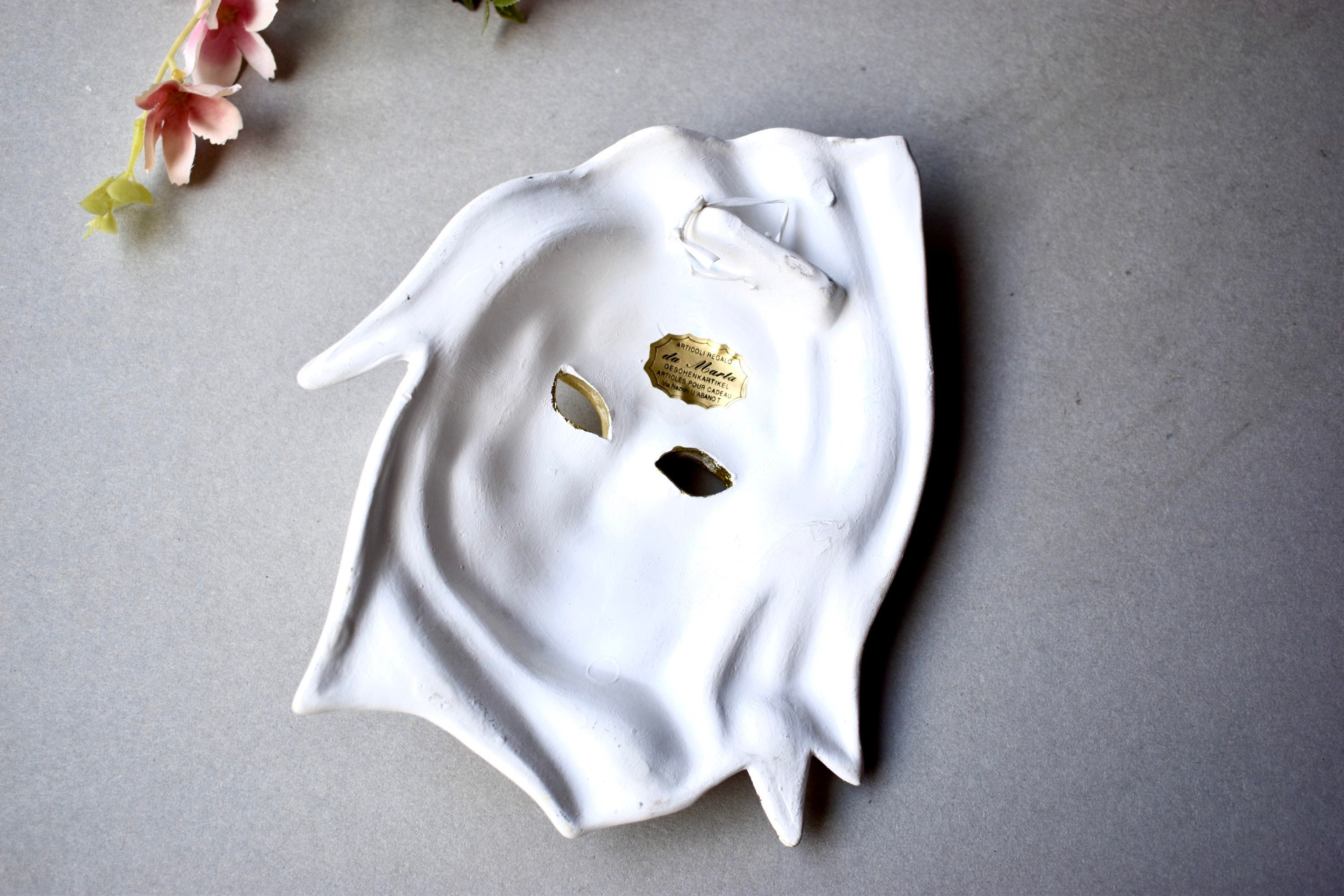 Vintage Venetian Style Gypsum Mask Wall Decor Wall Handing Home Decor ...