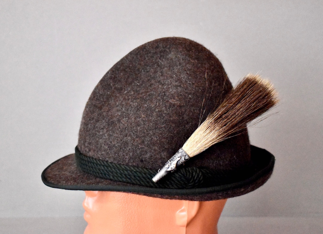 Vintage Mans Hunting Hat Germany Wool Hunting Hat Tyrolean Hat - Etsy