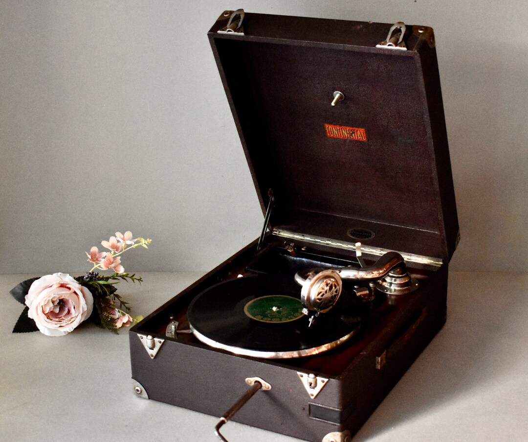 Antique French Gramophone Continental Mechanical Pantograph Collectable ...