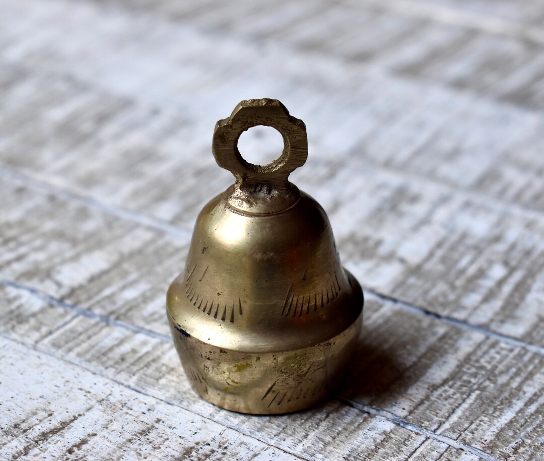 Vintage Small Bronze Bell Retro Brass Bell Home Decor - Etsy