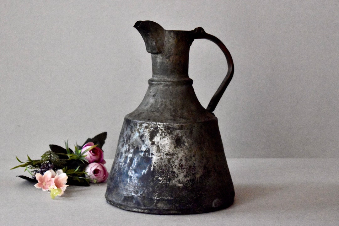 Antique Balkan Traditional Copper Ibrik Collection Ethnographic Copper ...