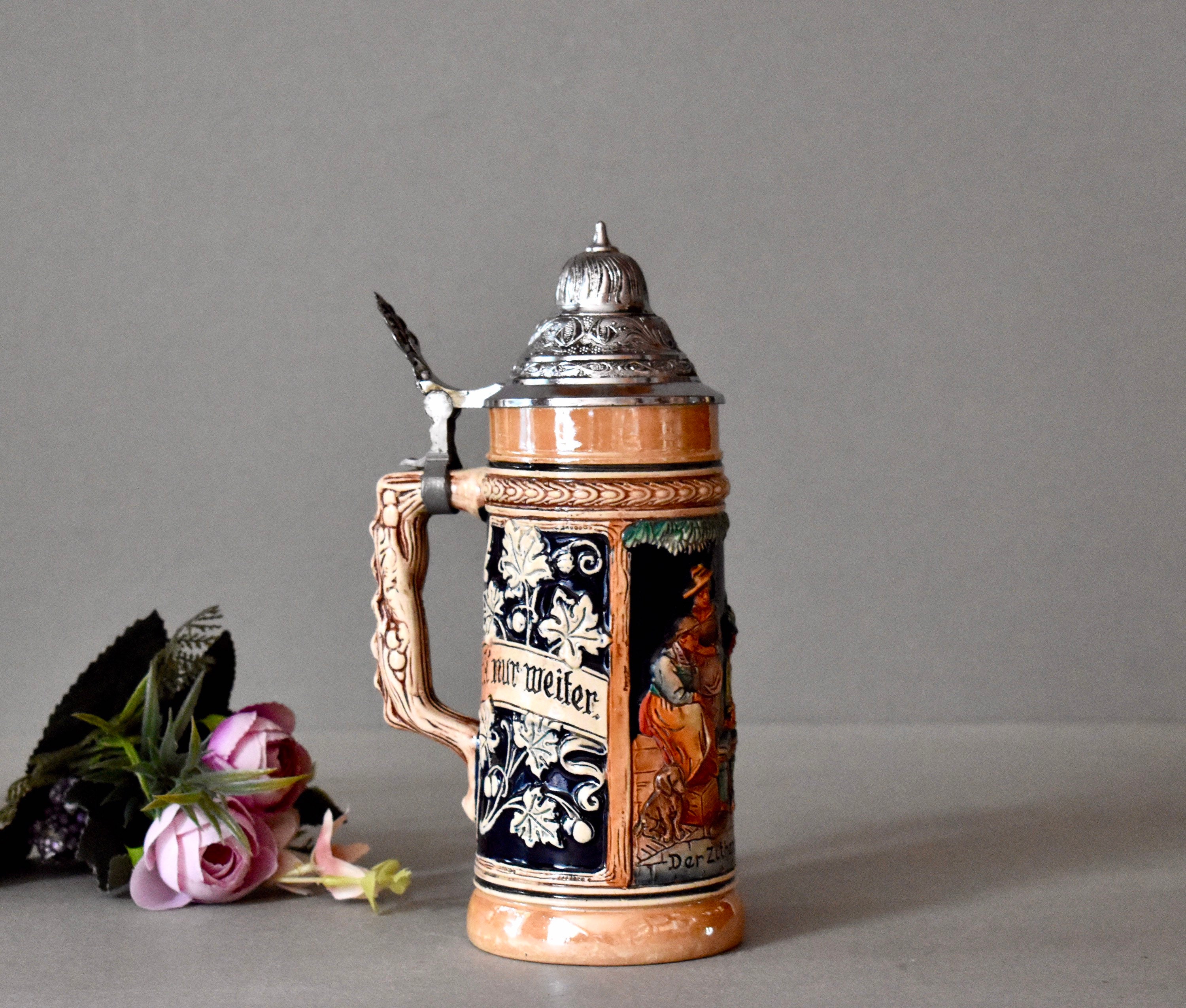 Vintage Ceramic Beer Mug Pottery Home Decor D.P.G.M - Etsy