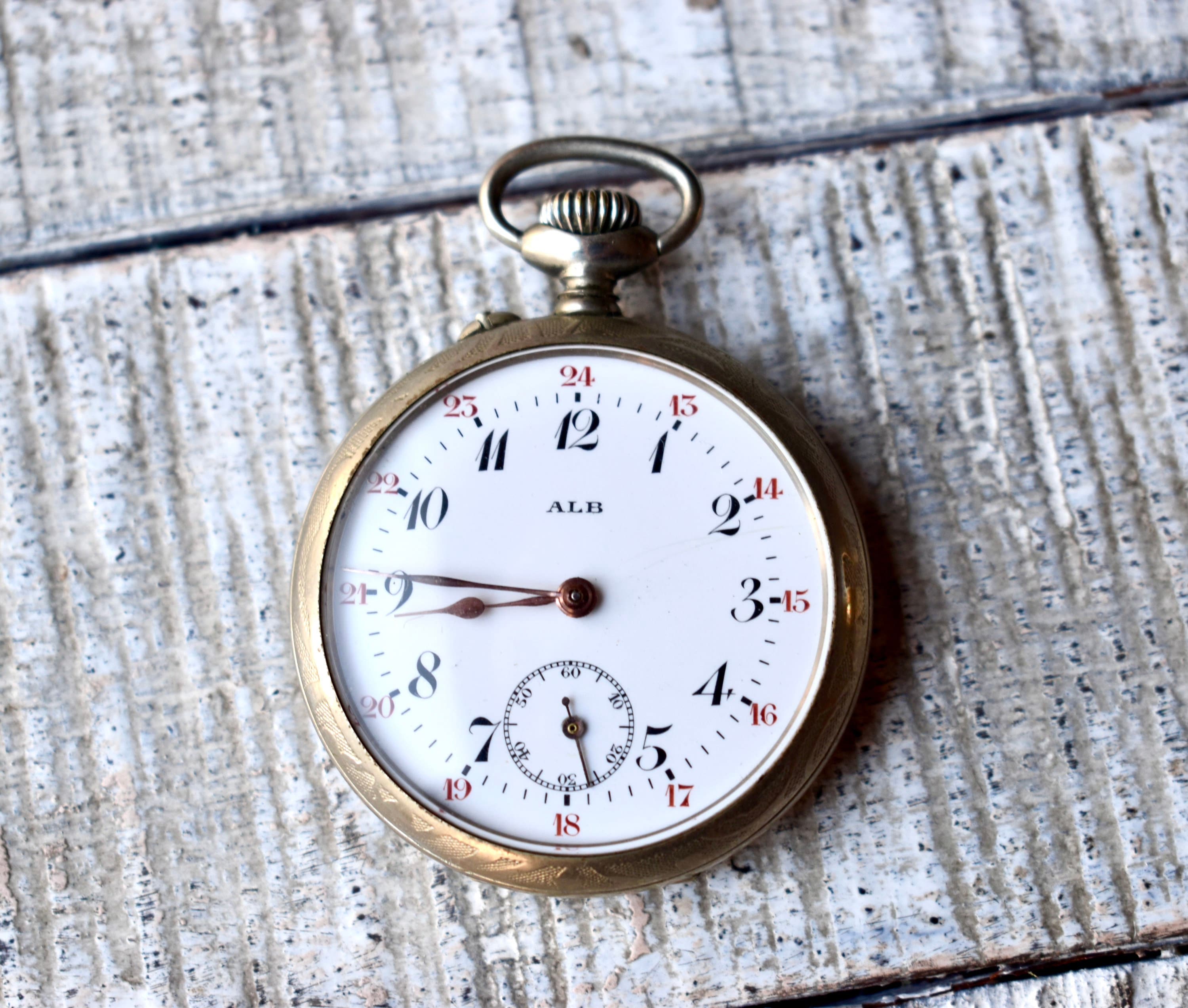 Antique Swiss Pocket Watch ABL Watch Collectable Pocket Watch - Etsy