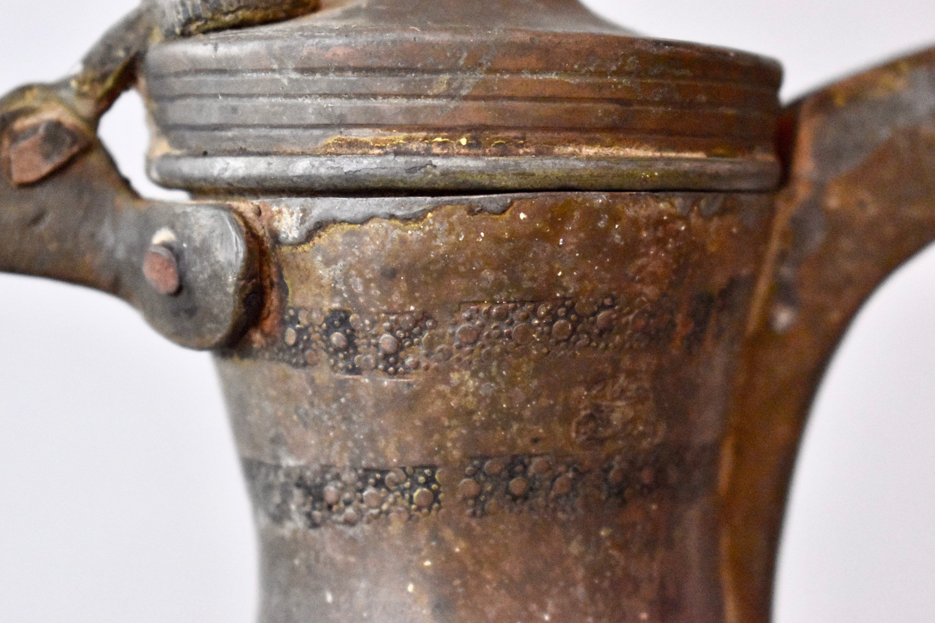 Antique Turkish Coffee Ibrik Antique Copper Jug Turkish Coffee Kettle ...