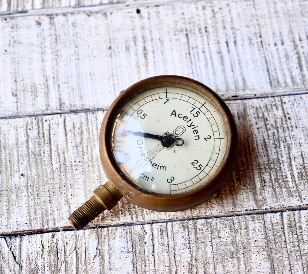 Vintage Industrial Manometer Steampunk Vintage Tools Griesheim ...