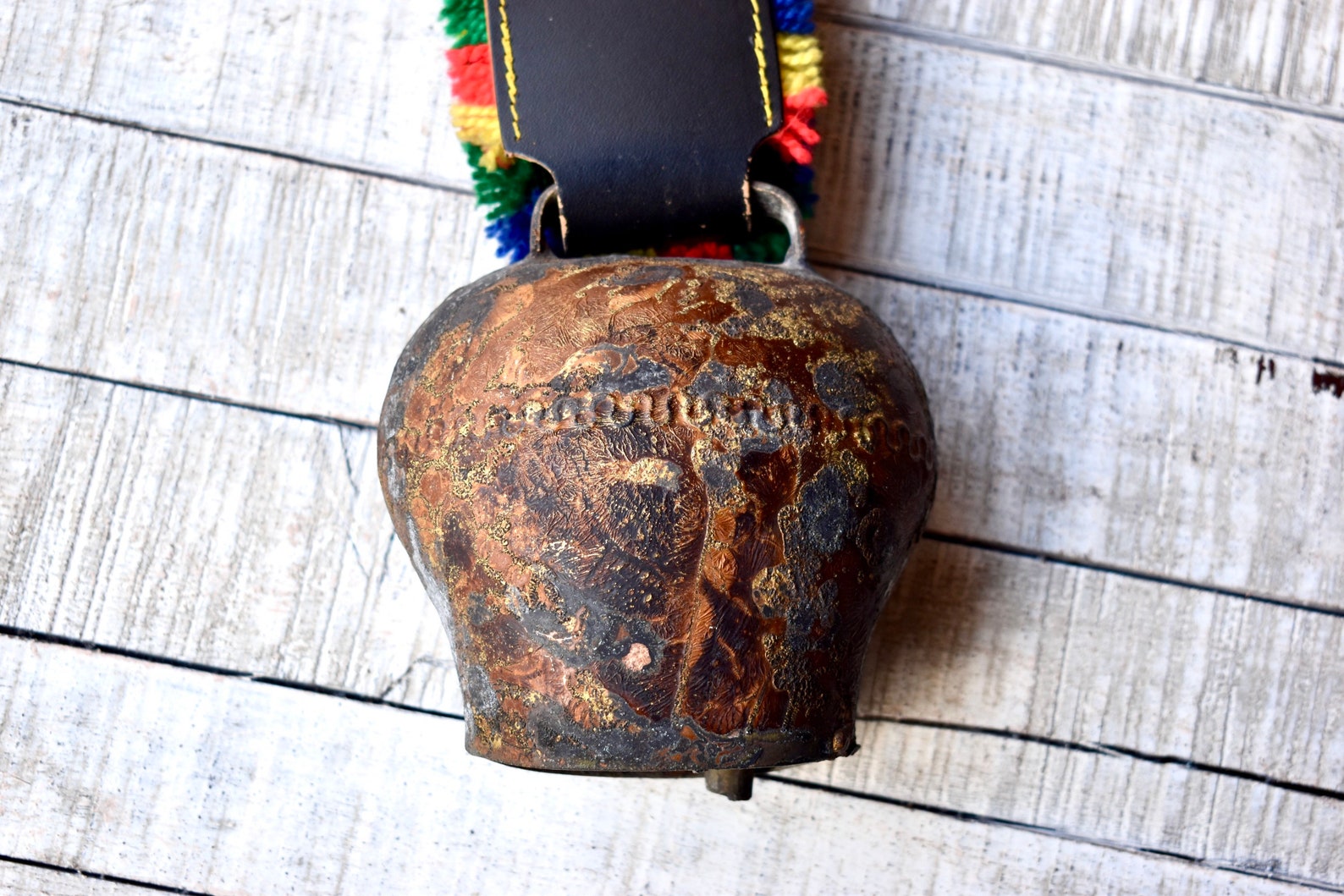 Vintage Cow Copper Bell Primitive Farm Country Bell Horse Bell - Etsy