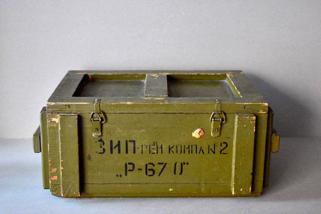 Vintage Wooden Military Box Bulgarian Army Wooden Box Collectable Army ...