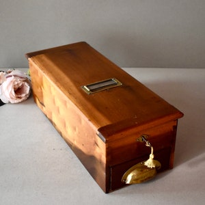 Antique Wooden Cash Register Box Victorian Cash Box Liverpool - Etsy