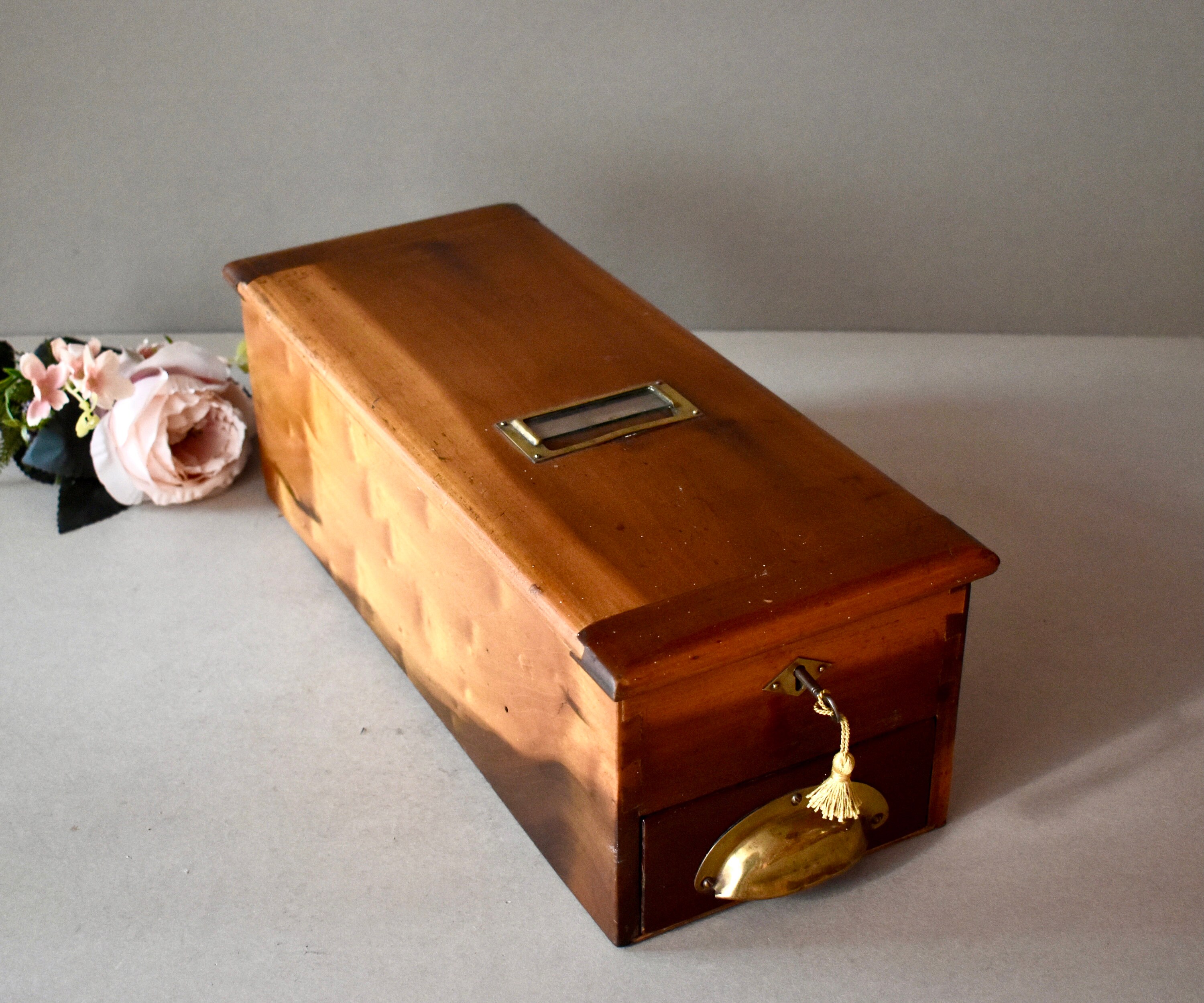 Antique Wooden Cash Register Box Victorian Cash Box Liverpool - Etsy