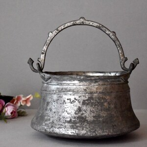 Antique Ethnographic Copper Pot Bulgarian Traditional Hand Hammered ...