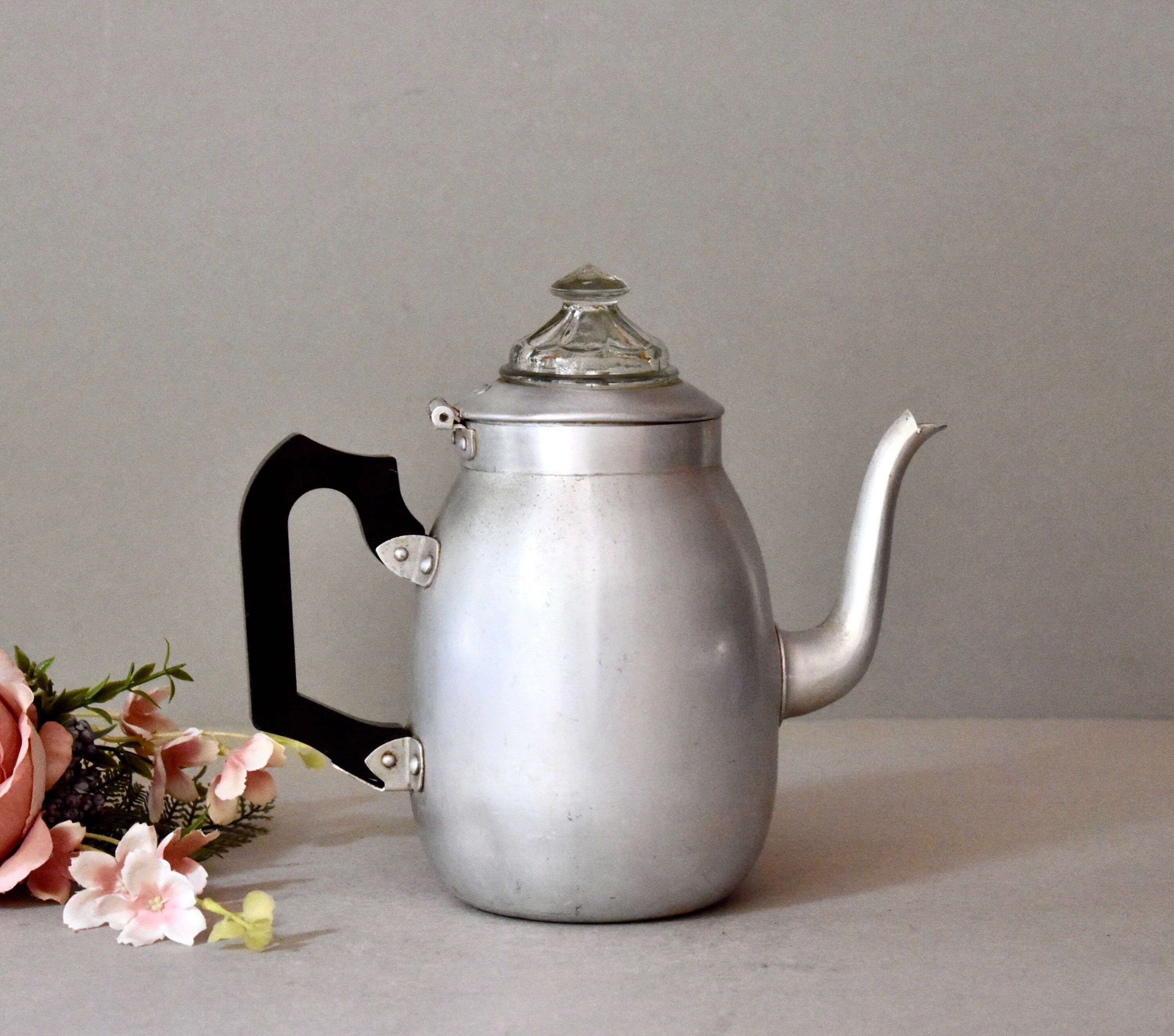 Vintage Coffee Kettle Schwartz Coffee Maker Aluminum Pot - Etsy