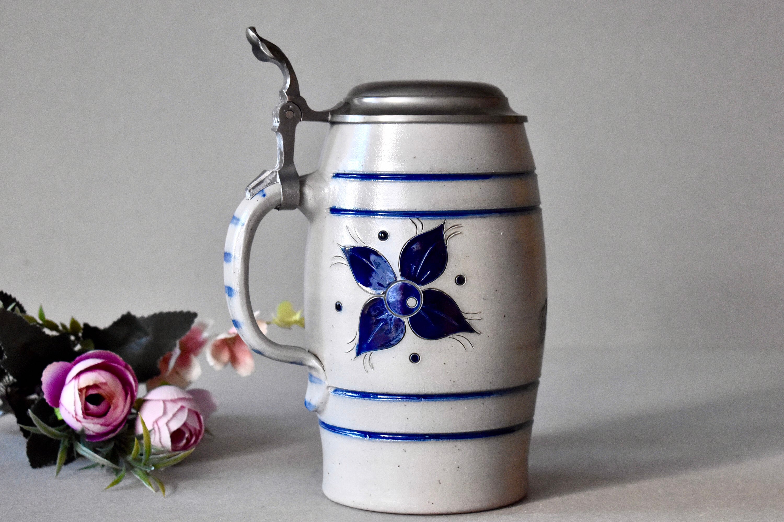 Vintage Germany Ceramic Beer Stein Rustic Decor Home Decor - Etsy