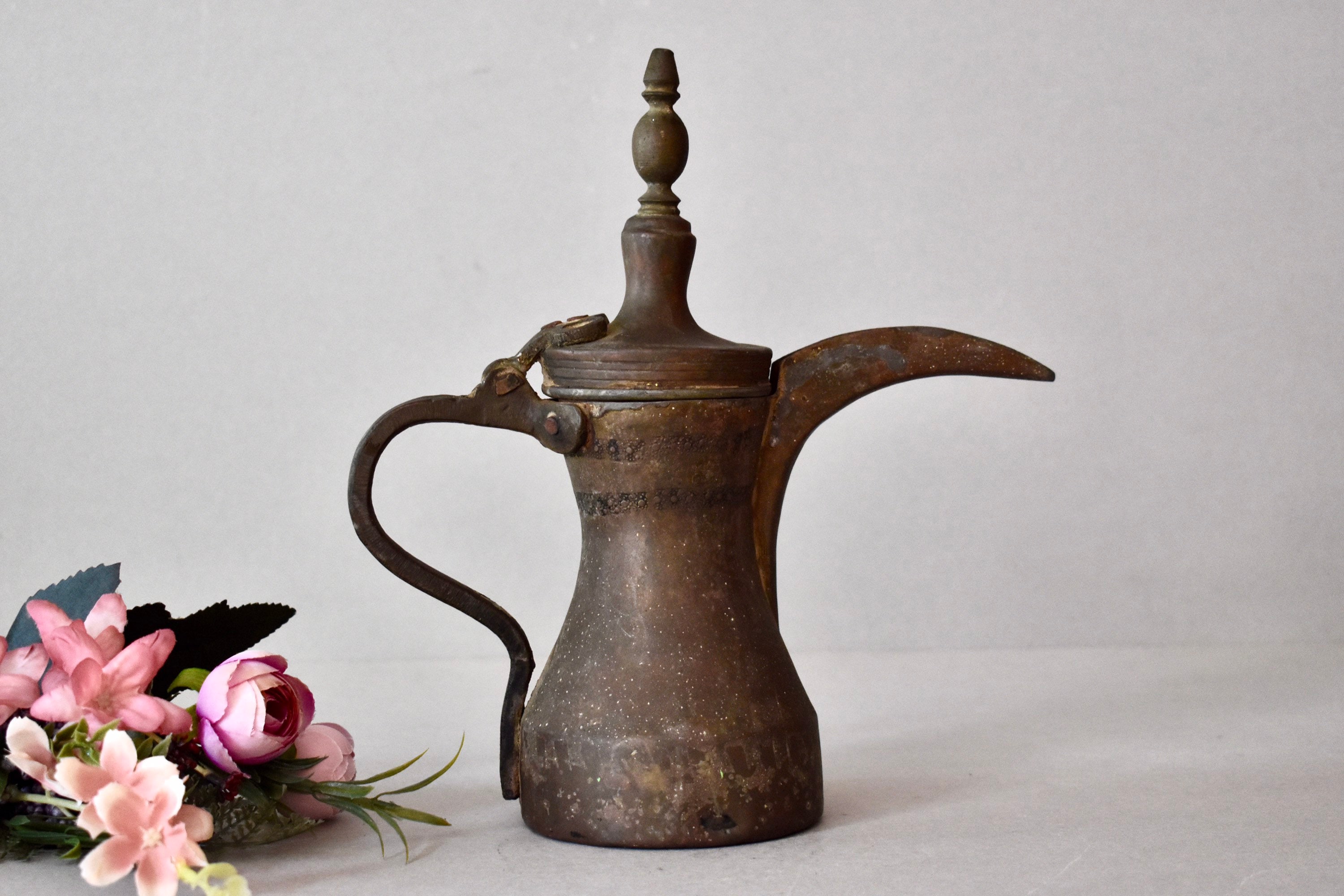 Antique Turkish Coffee Ibrik Antique Copper Jug Turkish Coffee Kettle ...
