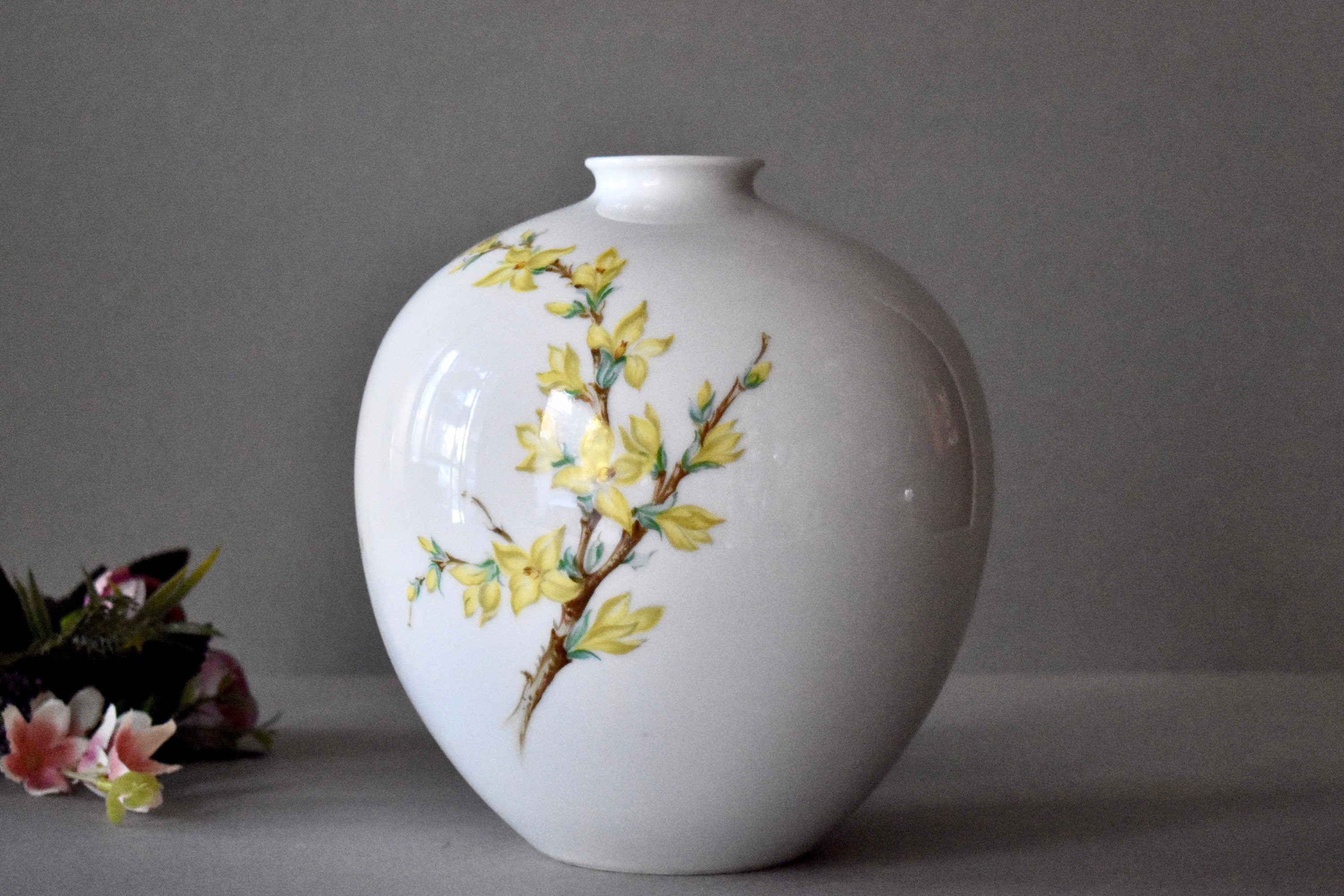 Vintage Germany Porcelain Vases Furstenberg Home Decor - Etsy