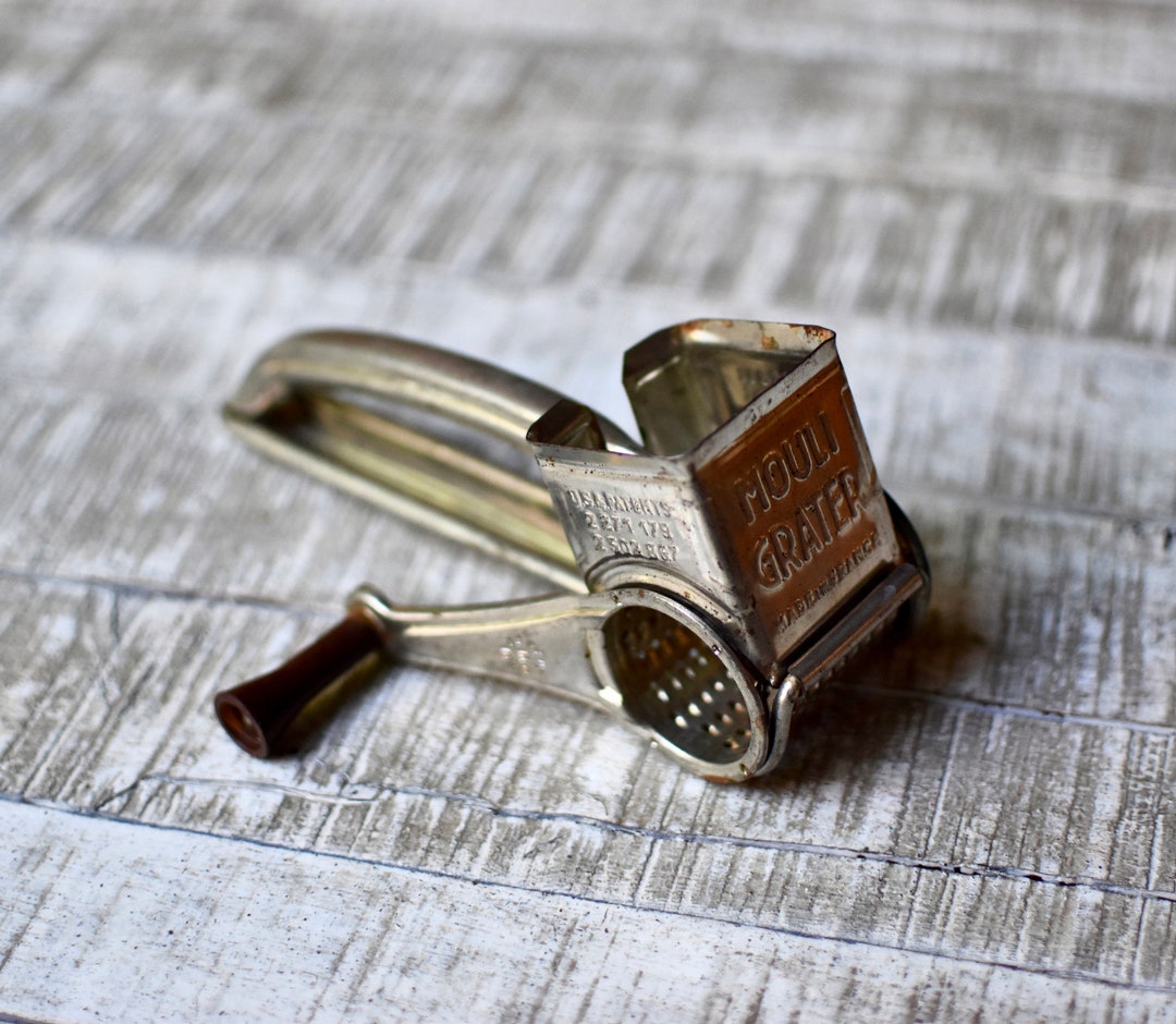 Vintage Cheese Grinder Old Mouli Grater Mill Vintage Decor Rustic Decor ...