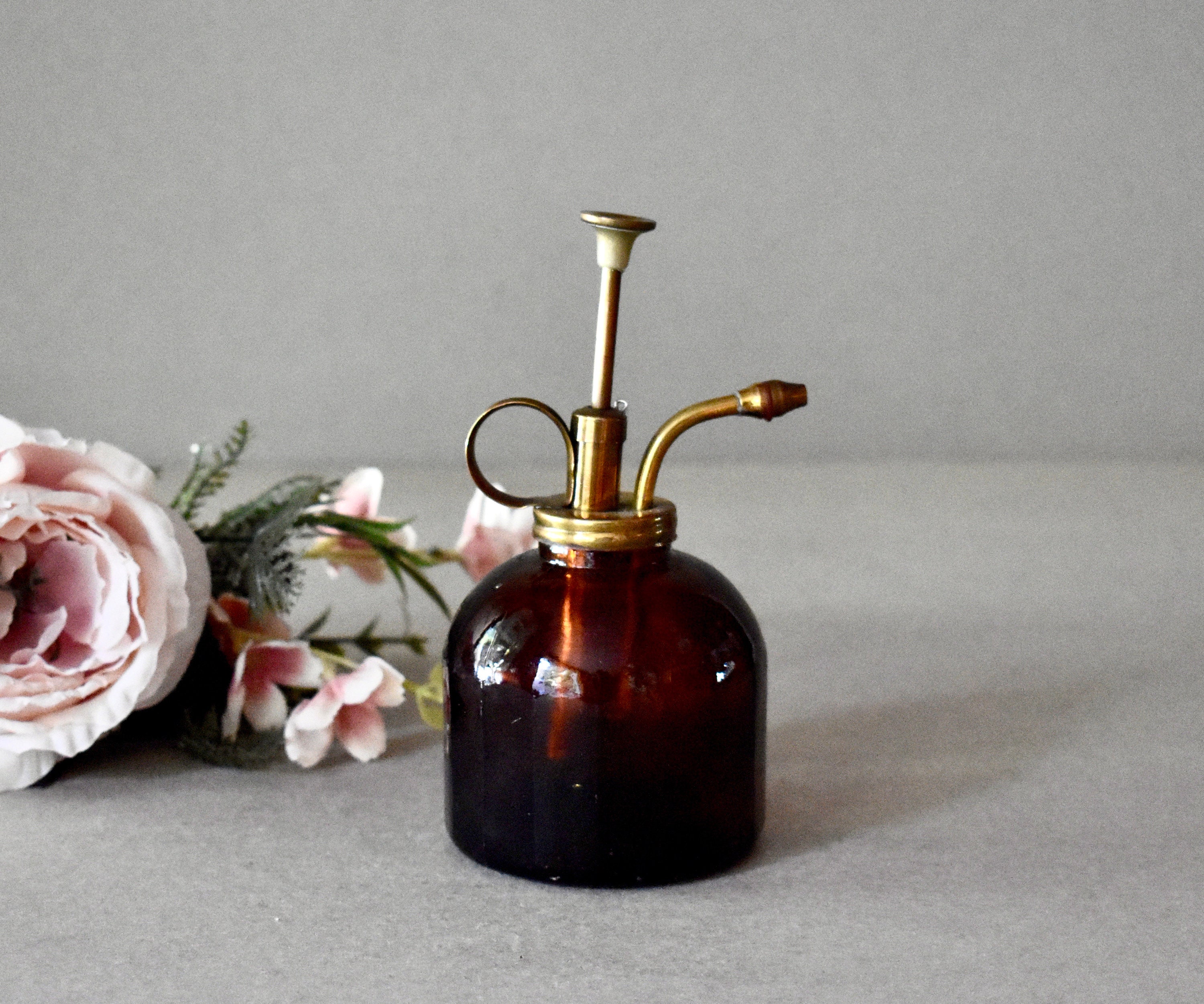 Vintage Amber Glass Plant Mister Garden Bottle - Etsy