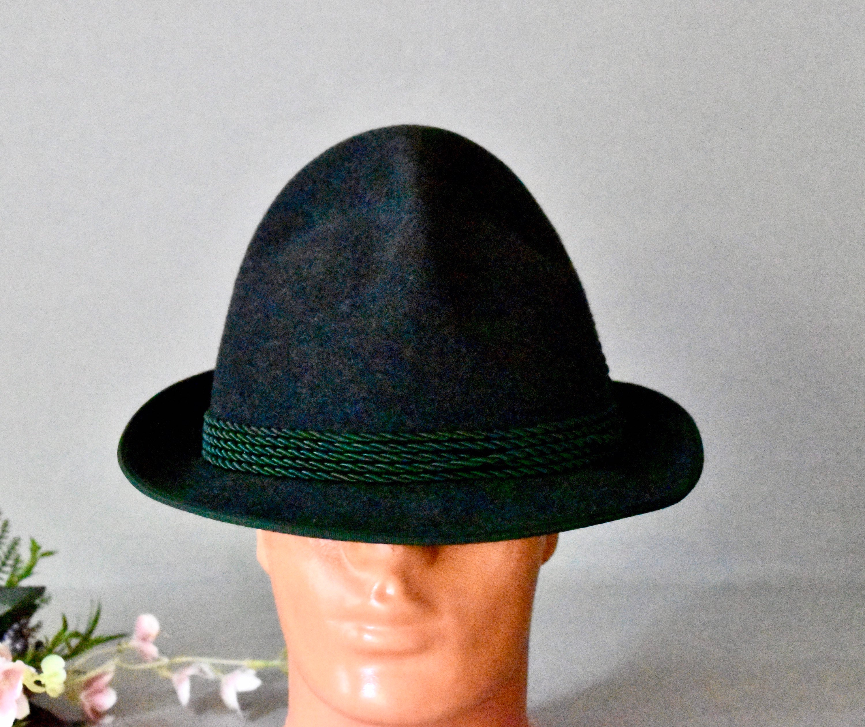 Vintage Mans Hunting Hat Germany Alpenland Wool Hunting Hat Vintage ...