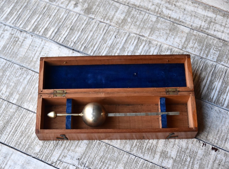Antique Sikes Hydrometer Wooden Box Collectable Hydrometer - Etsy