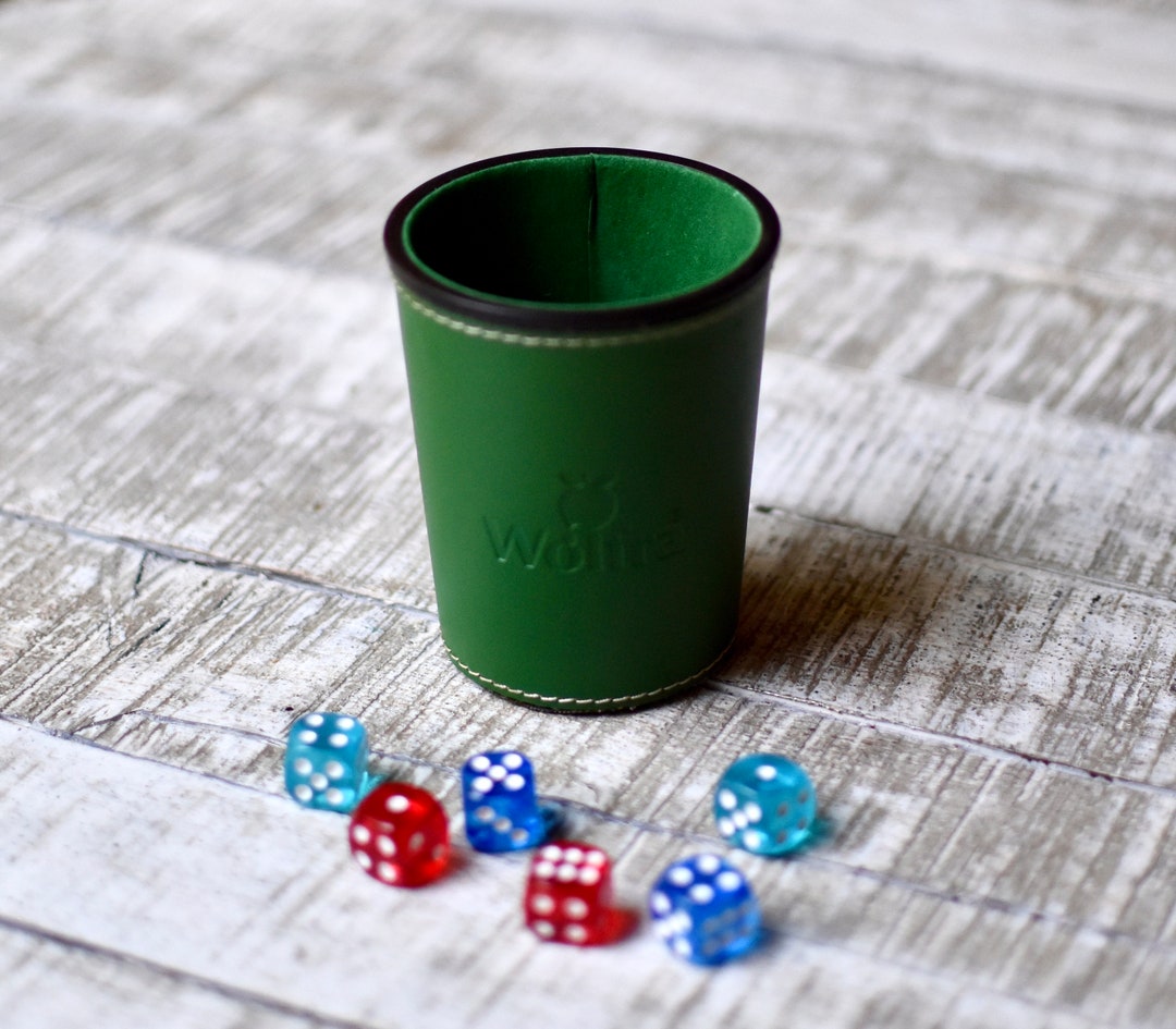 Vintage Barbut Game Set Dice Plastic Cup Dice Game Set - Etsy