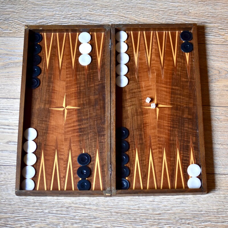 Vintage Backgammon - Etsy