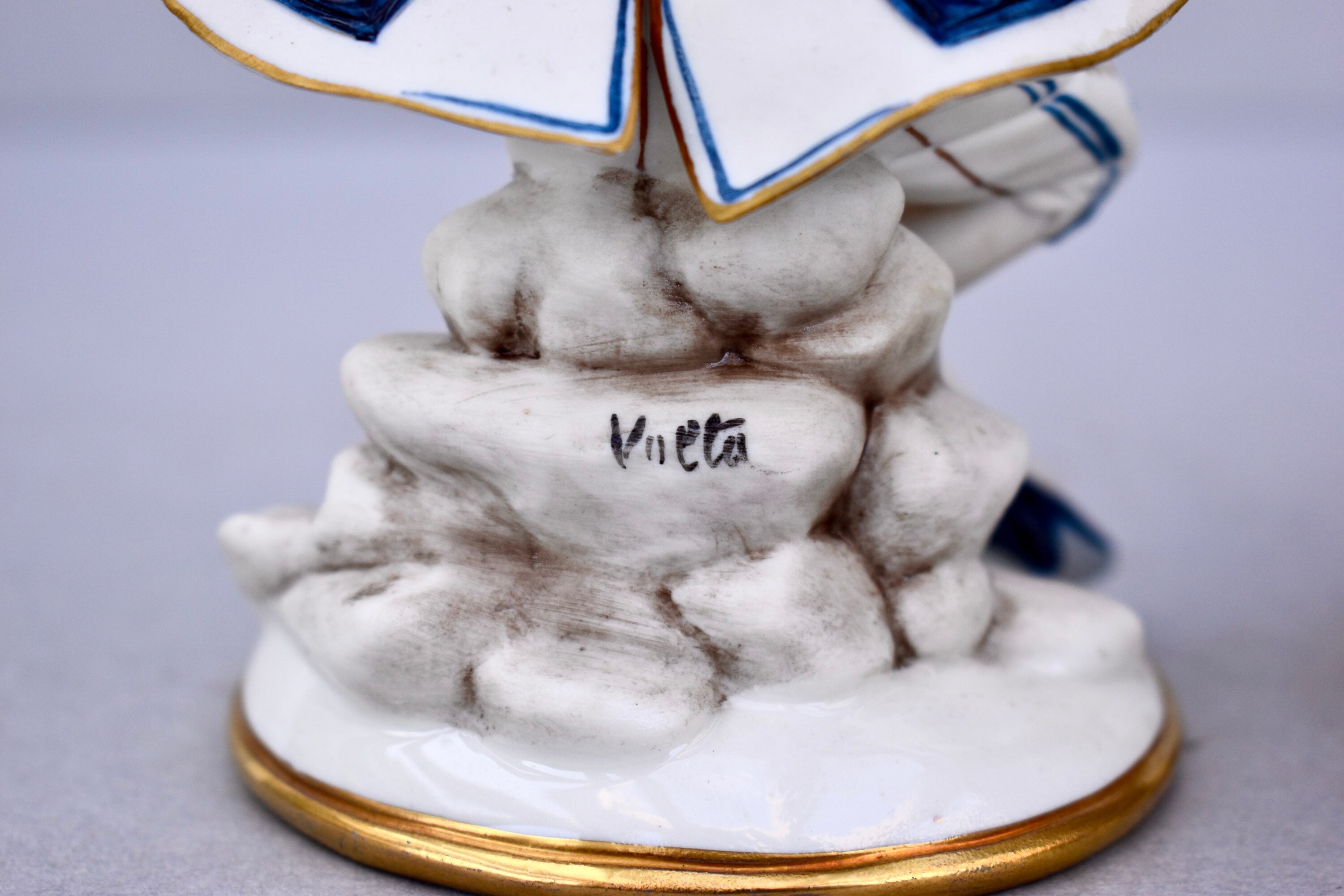 Two Antique Capodimonte Volta Porcelain Figurines Collection - Etsy