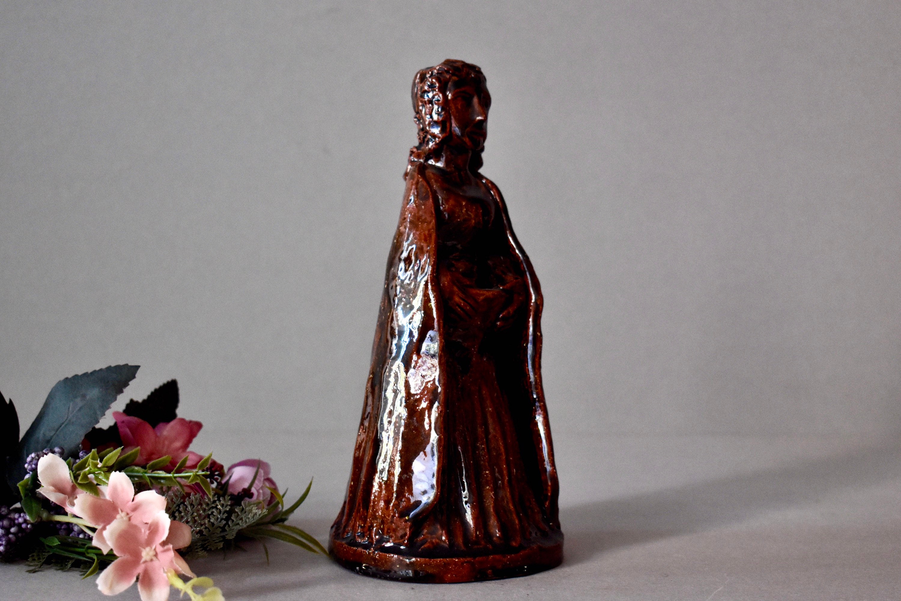 Vintage German Ceramic Figurine Hand Made Clay Statuette Collection ...
