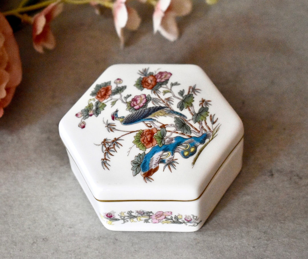 Vintage Porcelain Jewelry Box Bone China Wedgwood Women Vintage Gift ...