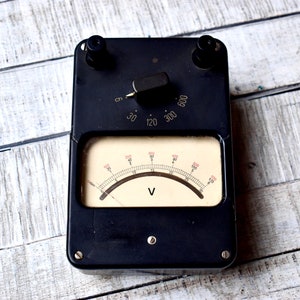 Vintage Voltmeter in Box Retro Electric Apparatus Old Vintage - Etsy