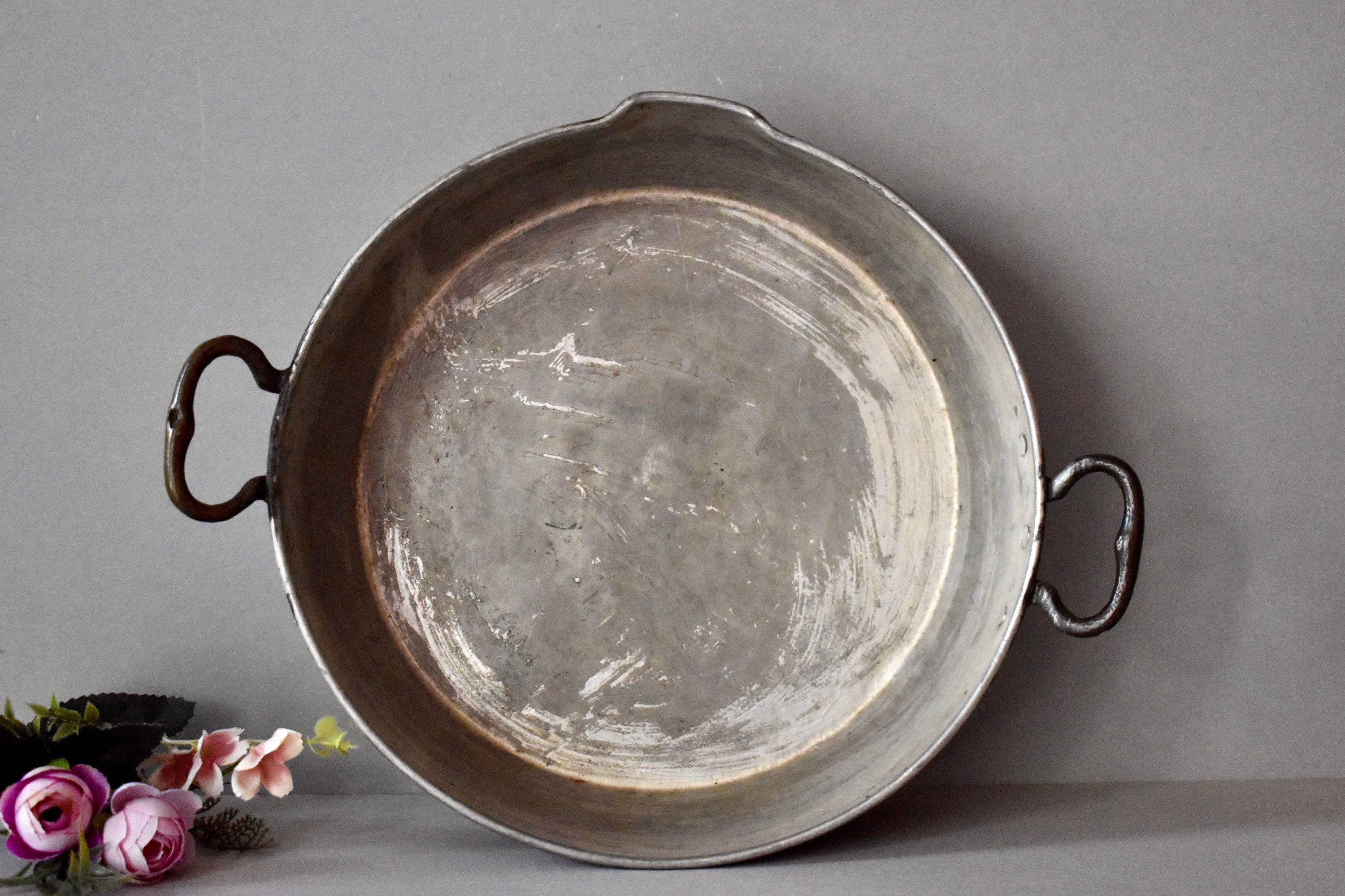 Antique Copper Pot Fire Cooking Pot Rustic Decor Balkan - Etsy