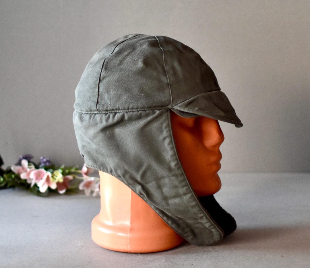 Vintage German Army Winter Hat Denim Polar Military Hat - Etsy