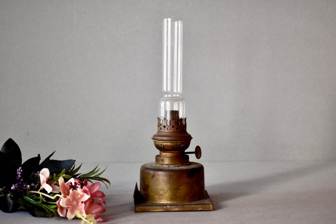 Antique Brass Gasoline Lamp Rustic Decor Art Deco Collection Lamp ...
