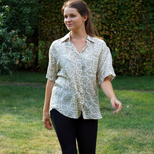 Oversized Button up Dress - Etsy