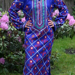 Pakistan Boho Cotton Caftan Relaxed Maxi Dress Natural Kaftan | Etsy