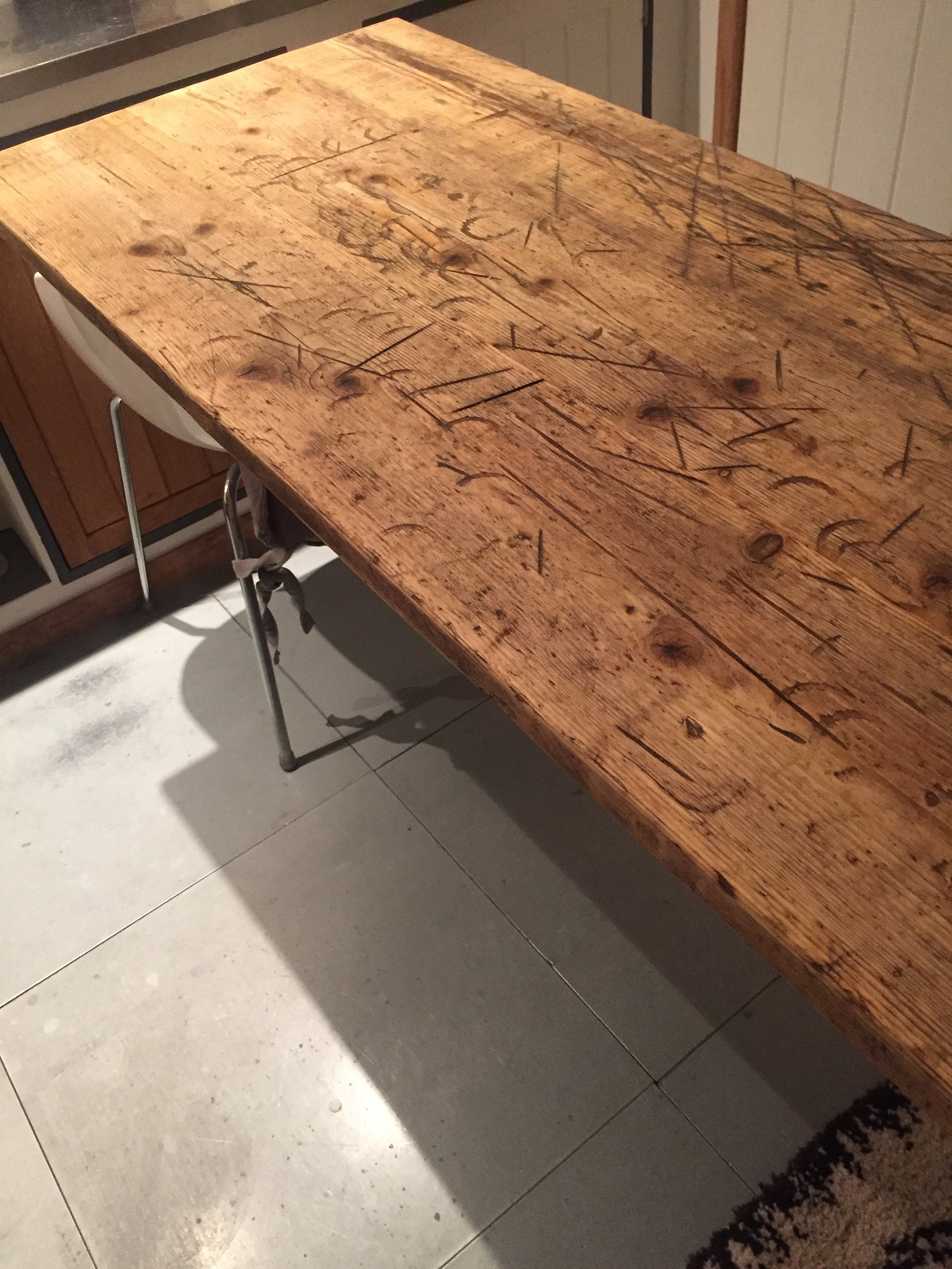 Reclaimed Scaffold Board Table Top/worktop - Etsy