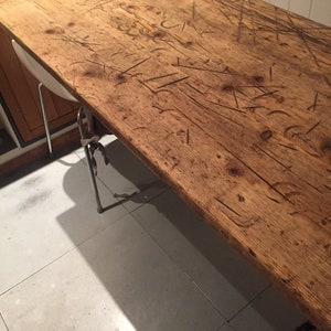 Reclaimed Scaffold Board Table Top/worktop - Etsy