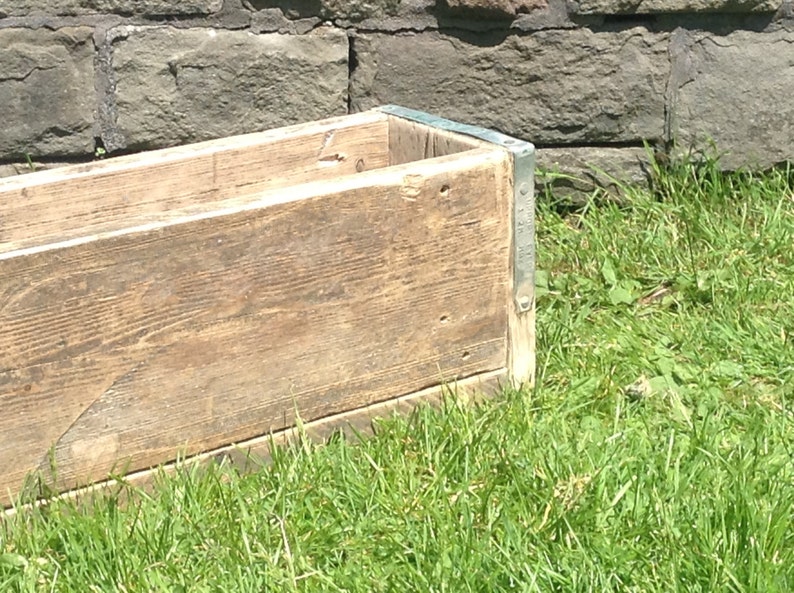Reclaimed Scaffold Board Garden Planter. - Etsy