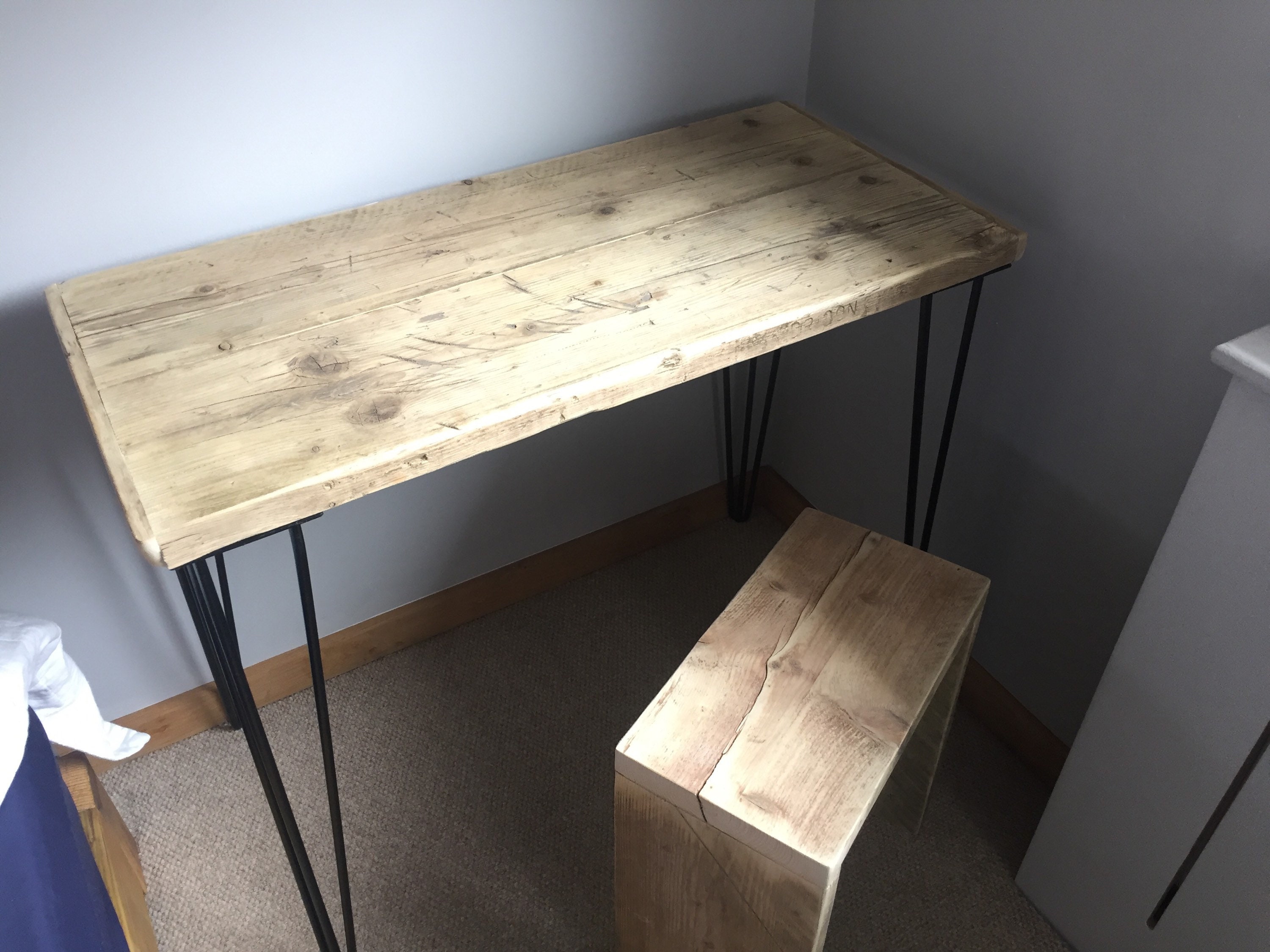 Desk and Bench. | Etsy