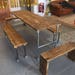Scaffold Board and Scaffold Pole Table and Benches. - Etsy