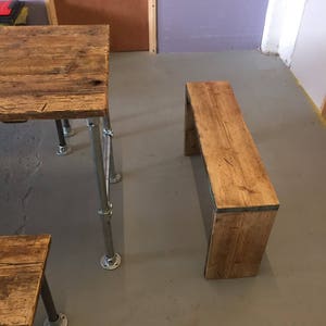 Scaffold Board and Scaffold Pole Table and Benches. - Etsy