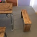 Scaffold Board and Scaffold Pole Table and Benches. - Etsy